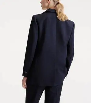 Marella Jacquard Double-breasted Blazer