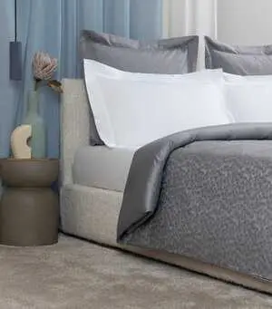 Frette Cotton-silk Avant Garde Jacquard Square Pillowcase