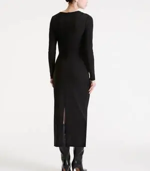 Marella Jersey Embellished Midi Dress