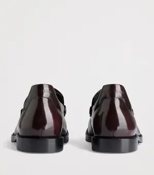 Balenciaga Brushed Leather Comfy Loafers