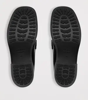 Balenciaga Brushed Leather Comfy Loafers