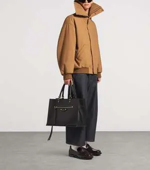 Balenciaga Brushed Leather Comfy Loafers