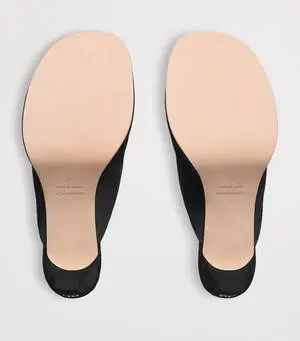 Balenciaga Suede Fargo Heeled Mules 80
