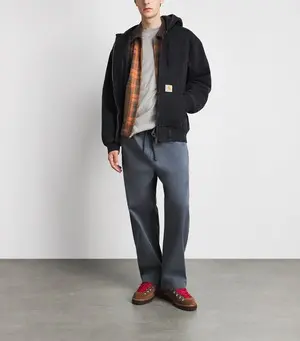 Carhartt Work In Progress Stretch-cotton Drawstring Floyde Trousers