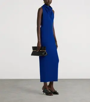 Givenchy Wool Cowl-neck Maxi Dress