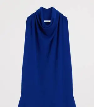 Givenchy Wool Cowl-neck Maxi Dress