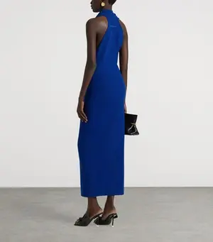 Givenchy Wool Cowl-neck Maxi Dress