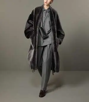 Max Mara Shearling Reversible Coat