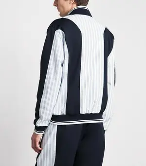 Casablanca Cotton Pinstripe Panelled Track Jacket