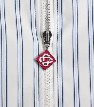 Casablanca Cotton Pinstripe Panelled Track Jacket
