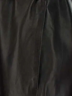 ROTATE BY BIRGER CHRISTENSEN Brown Coat With Eco Fur Collar And Cuffs And Removable Front Belt In Leather For - Multicolor