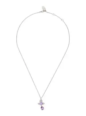 VIVIENNE WESTWOOD Ismene' Metallic Necklace With Orb Pendant And Back Clasp In Brass For - Multicolor