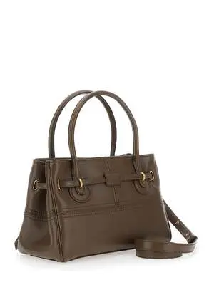Chloé Shoulder Bag With Leather Details