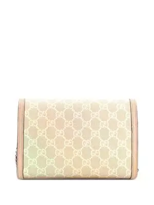 Gucci Dionysus Chain Wallet Gg Coated Canvas Small Crossbody Bag - Neutrals