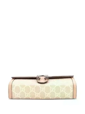 Gucci Dionysus Chain Wallet Gg Coated Canvas Small Crossbody Bag - Neutrals