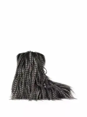 Gcds Faux-fur Ankle Boots