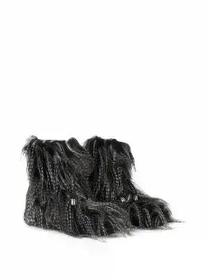 Gcds Faux-fur Ankle Boots
