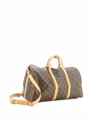 LOUIS VUITTON Keepall Bandouliere Bag Monogram Canvas 50 Travel Bag