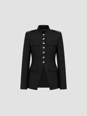 NICHOLAS THE LABEL Lillith Longline Military Jacket