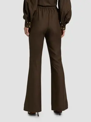 Zimmermann Luna Obi Silk Track Pants