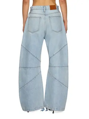 EB DENIM Freddy Sunray-seamed Barrel-leg Jeans