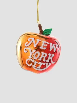 CODY FOSTER & CO The Big Apple Glass Ornat - Multi