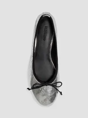 Bernardo Barbara Ballet Flats - Silver