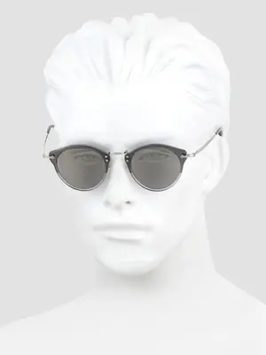 Oliver Spencer 49mm Round Sunglasses