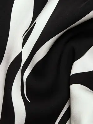 Elie Tahari The Estelle Abstract Print Silk-blend Top