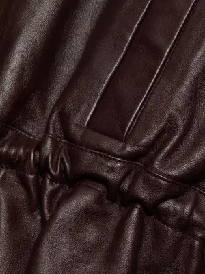 Ba&sh Manita Leather Crop Jacket