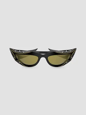Valentino Garavani V Logo Vg0073s La Gattara 56mm Crystal Directional Sunglasses