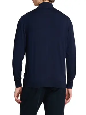 Kiton Wool Full-zip Jacket