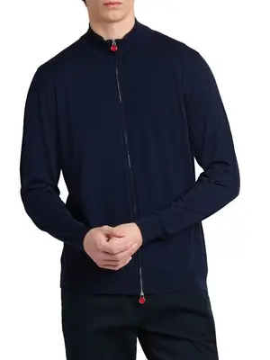 Kiton Wool Full-zip Jacket