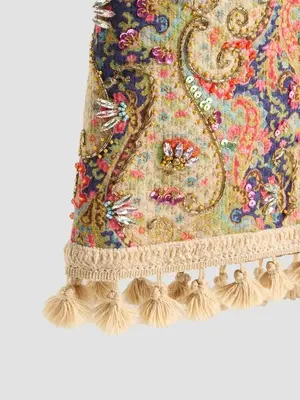 Valentino Garavani Embroidered Skirt On Piquet