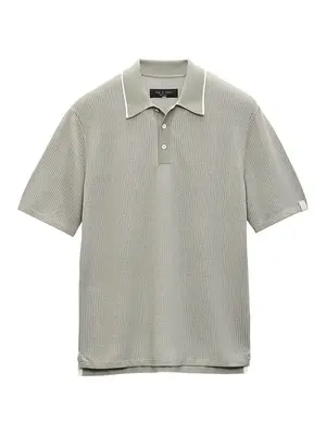 Rag & Bone Harvey Knit Polo Shirt
