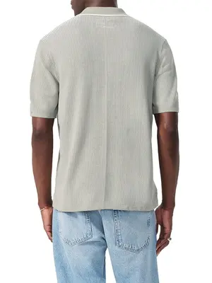 Rag & Bone Harvey Knit Polo Shirt
