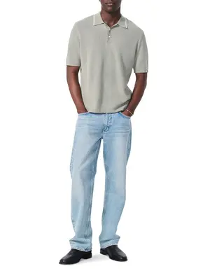 Rag & Bone Harvey Knit Polo Shirt