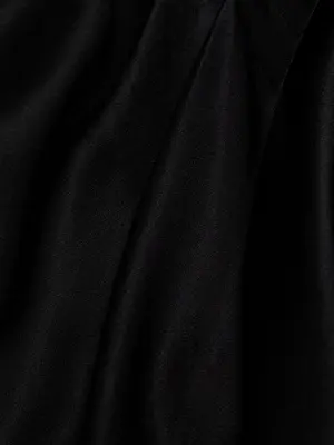 Ramy Brook Nan Draped Stretch Silk Dress
