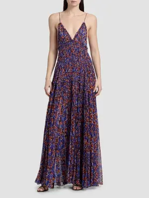 Ulla Johnson Atrani Printed Silk Gown