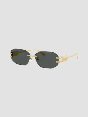 Versace 58mm Oval Sunglasses