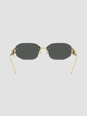 Versace 58mm Oval Sunglasses
