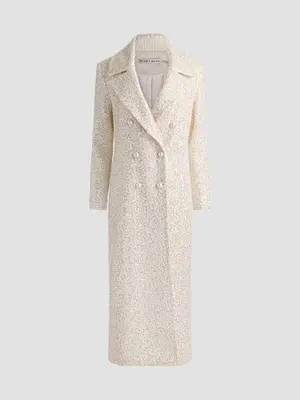 Alice + Olivia Nicholas Embellished Double-breasted Coat