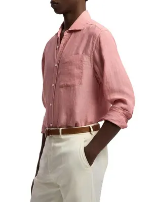 Ralph Lauren Purple Label Linen Chambray Shirt