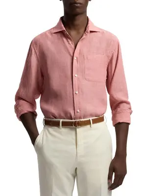 Ralph Lauren Purple Label Linen Chambray Shirt
