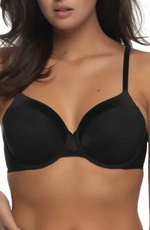 Felina Lustre Underwire Contour Bra - Black
