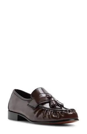 G.H.BASS Anita Leather Tassel Loafer - Medium Brown
