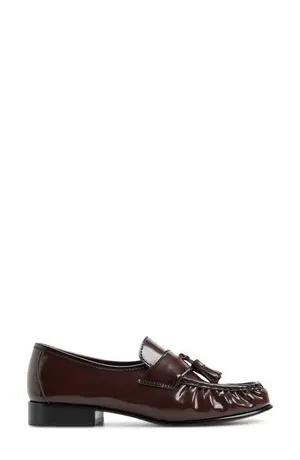 G.H.BASS Anita Leather Tassel Loafer - Medium Brown