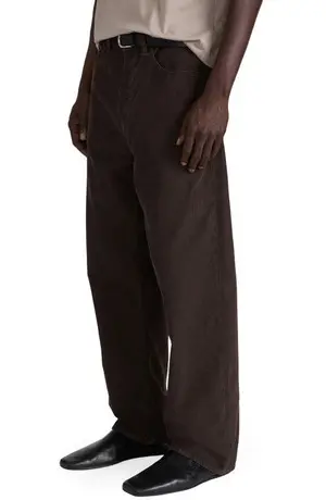 FRAME The Baggy Corduroy Jeans - Mud Grey