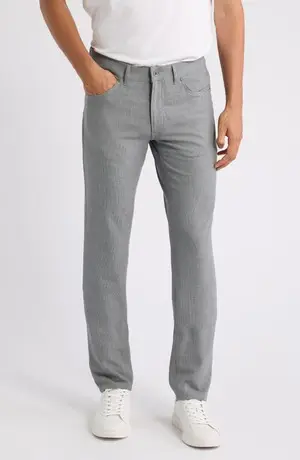 BRAX Chuck Birdseye Modern Fit Five-pocket Pants Graphite