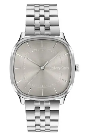 Calvin Klein Shape Square Bracelet Watch - Grey